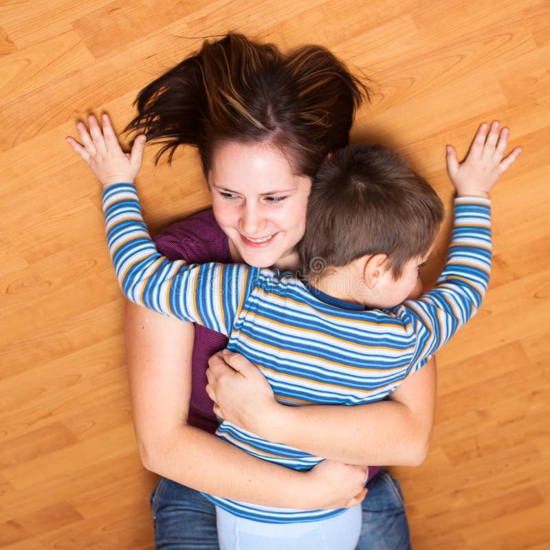 Happy mother and son stock image. Image of cute, young - 52735649