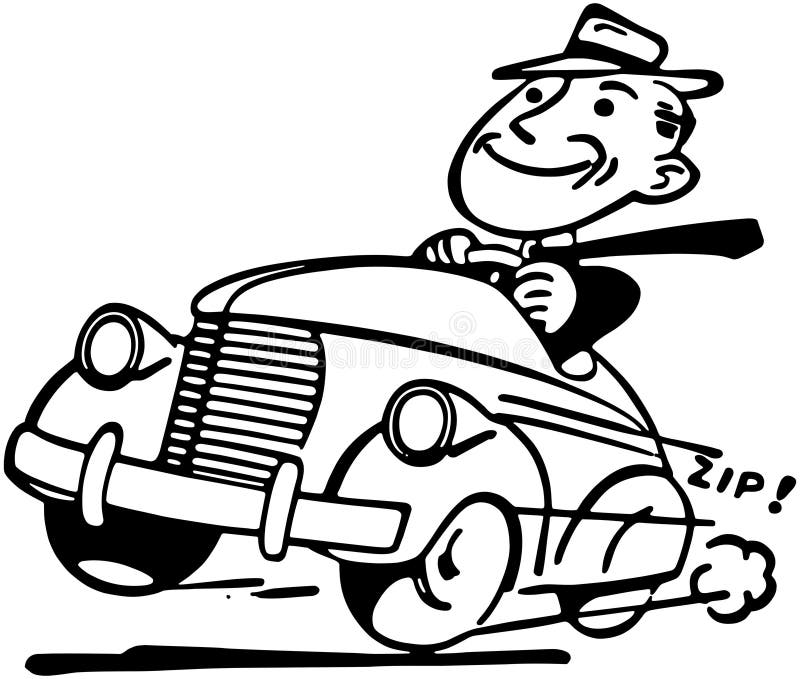 Happy Motorist Concept. People Stands Next To His Red Car. Buying or ...