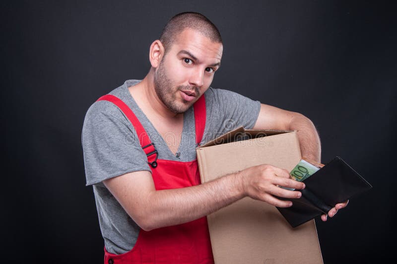 406 Portrait Happy Man Holding Wallet Money Stock Photos - Free ...
