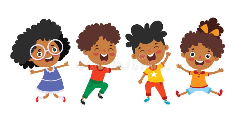 Multi Racial Children Playing Stock Illustrations – 106 Multi Racial ...