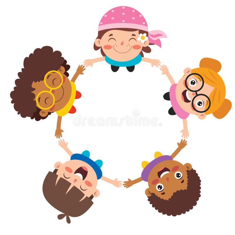 Multi Racial Children Playing Stock Illustrations – 106 Multi Racial ...