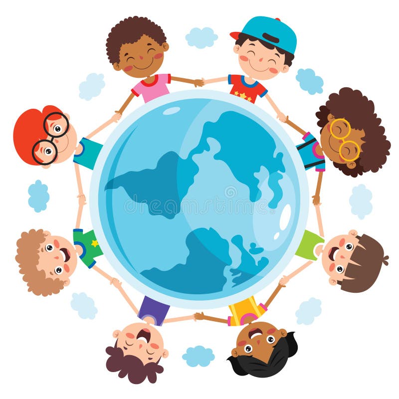 Multi Racial Children Playing Stock Illustrations – 106 Multi Racial ...