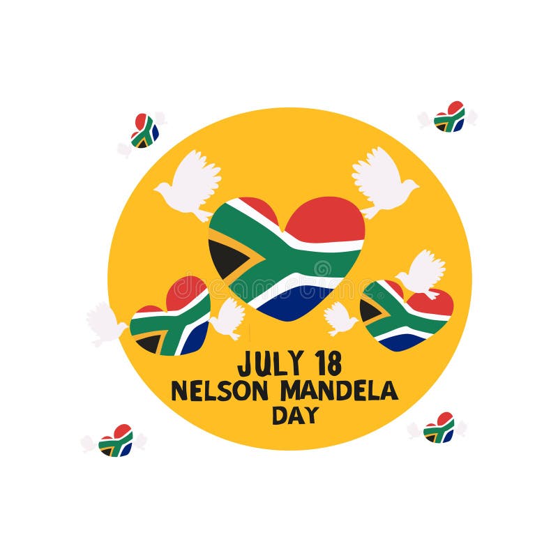 Happy Nelson Mandela International Vector Stock Vector - Illustration ...