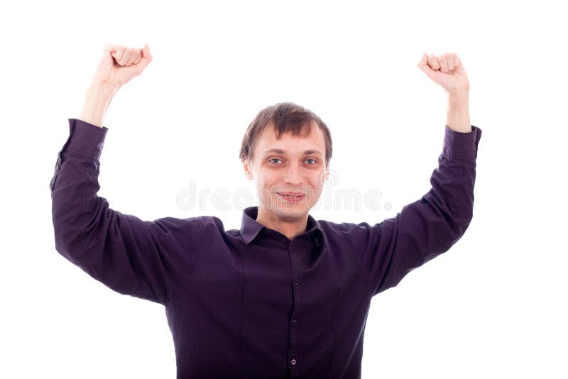 Happy nerd stock photo. Image of male, silly, front, geek - 4569938