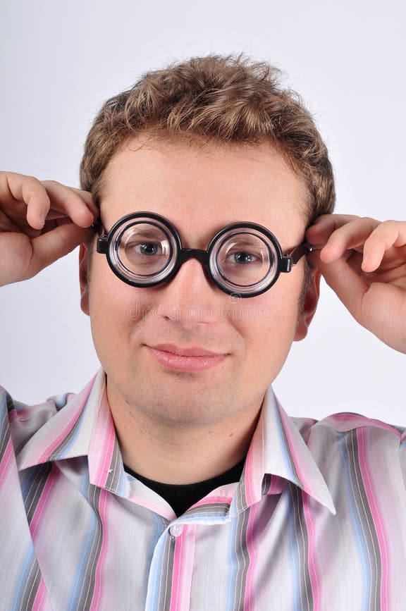 Happy nerd stock image. Image of fashioned, cheer, dude - 7880683