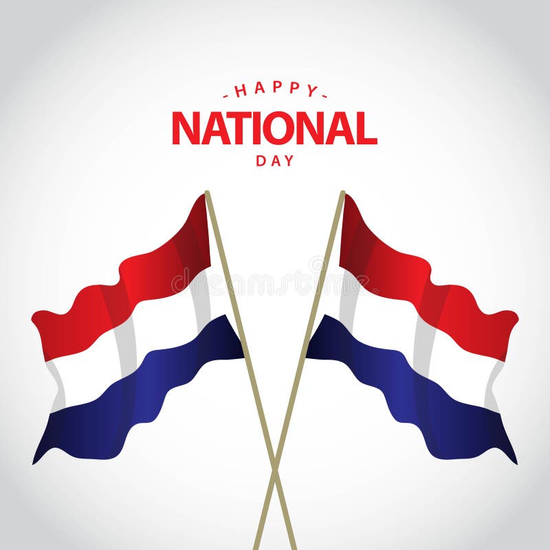 Happy Netherlands National Day Vector Template Design Illustration ...