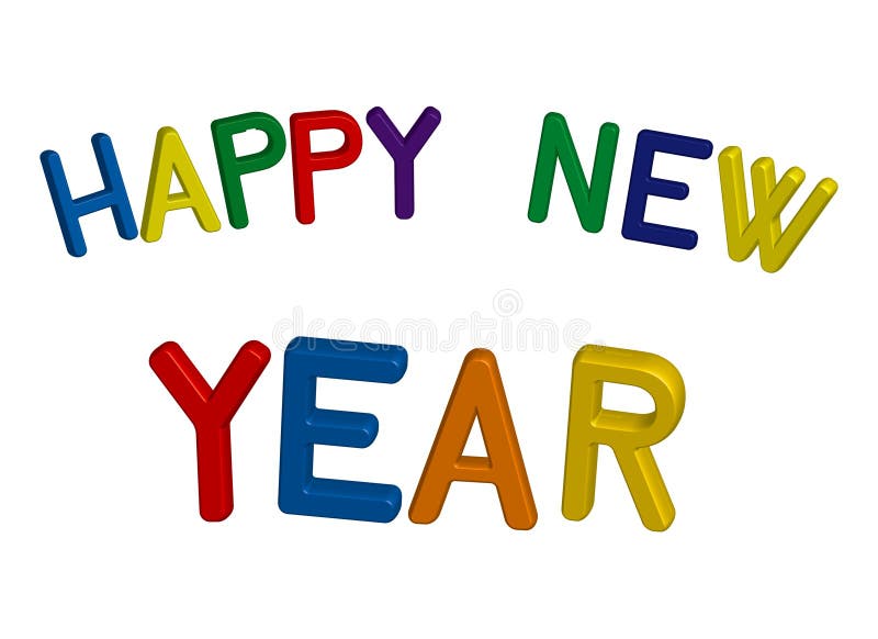 Happy new year stock vector. Illustration of pattern - 12193245