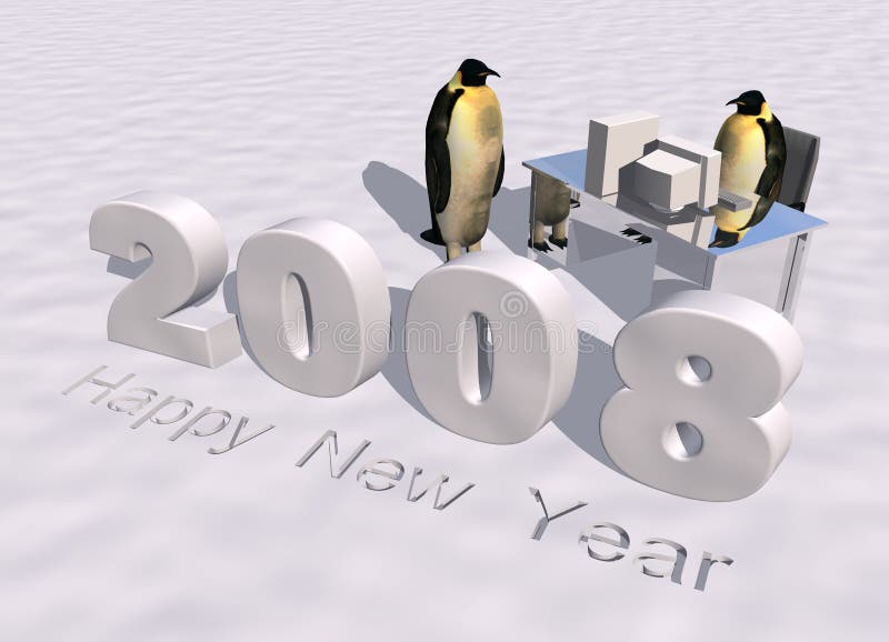 Happy New Year 2007 stock illustration. Illustration of celebrate - 1449415