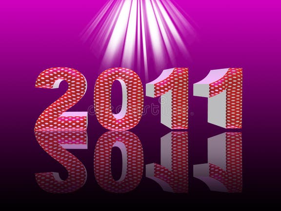 Happy new year 2011 stock illustration. Illustration of concept - 16854951