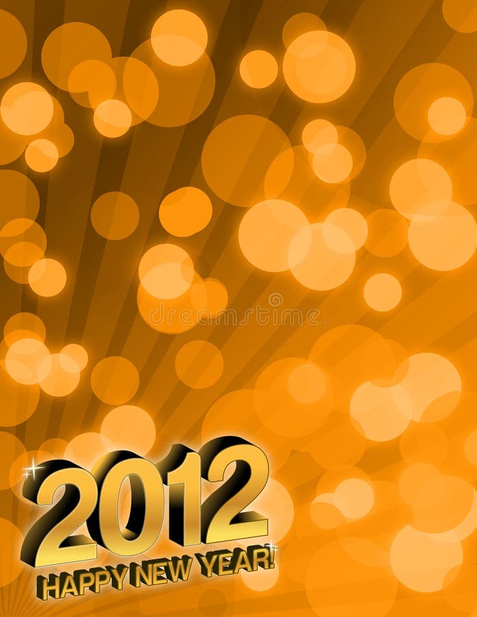 New year 2012 stock illustration. Illustration of season - 21438926