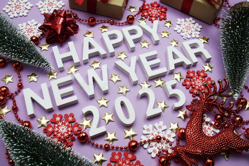 Happy New Year 2025 Purple Stock Photos - Free & Royalty-Free Stock ...