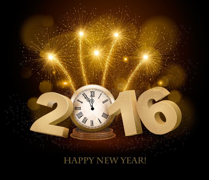 Happy new year 2016 stock photo. Image of celebration - 61135568