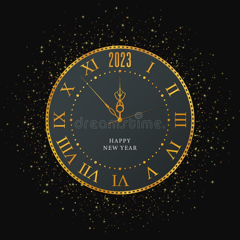 Happy New Year Gold Background 2023 Stock Illustrations – 14,741 Happy ...