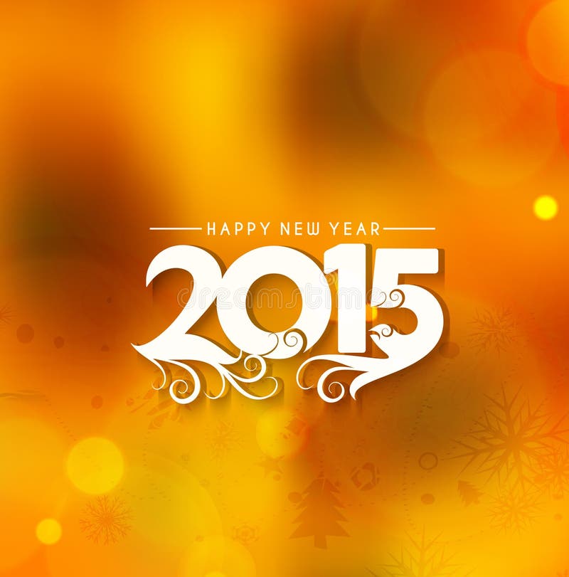 Happy New Year 2015 Background Stock Vector - Illustration of element ...
