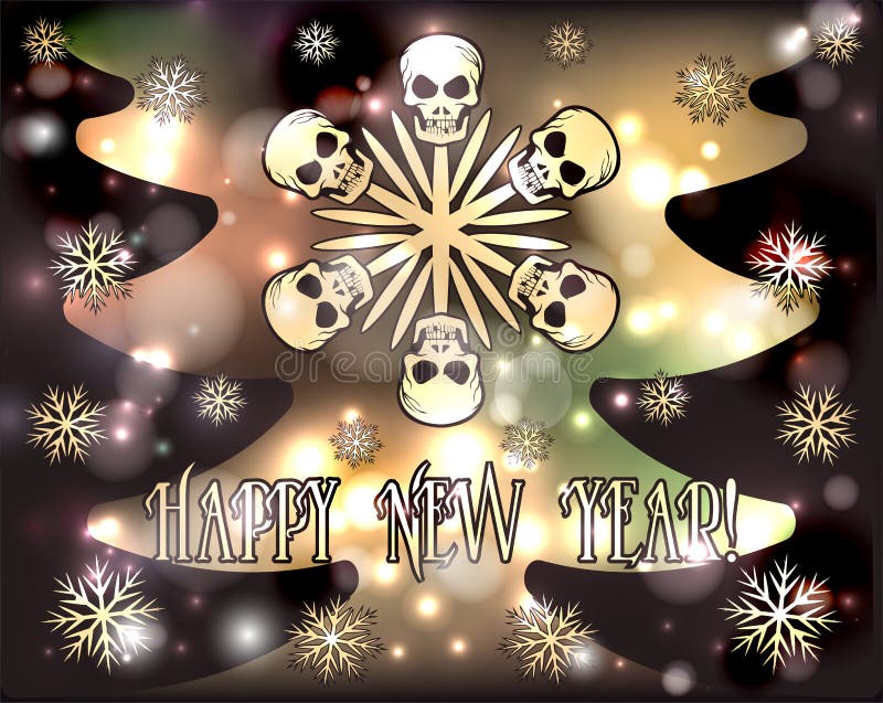 Happy New Year Black Wallpaper, Vector Stock Vector - Illustration of ...