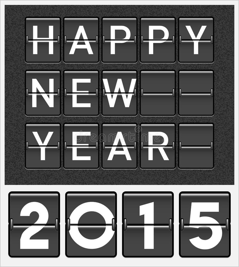 Happy new year stock illustration. Illustration of card - 48130194