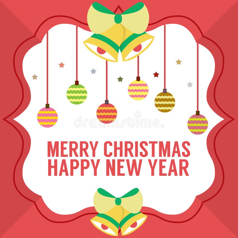 Happy New Year Card stock vector. Illustration of celebration - 45283268