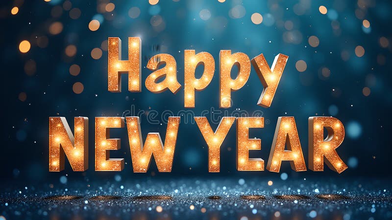 Happy New Year Celebration. Concept of Beginning, New Life, and ...