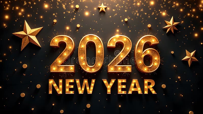 Happy New Year 2026. Concept of Celebration, New Beginnings, and Future ...