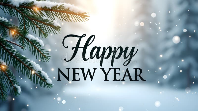 Happy New Year. Concept of Celebration, Holiday, and Winter Stock ...