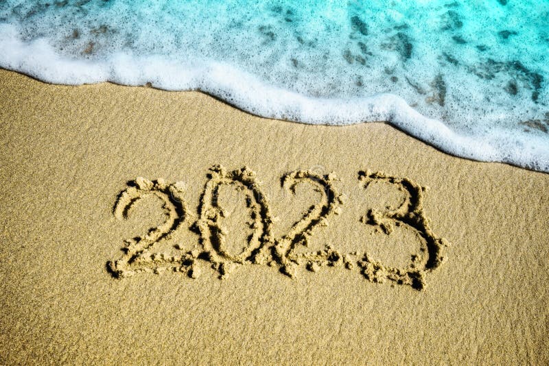 351 Happy New Year 2023 Beach Images Stock Photos - Free & Royalty-Free ...