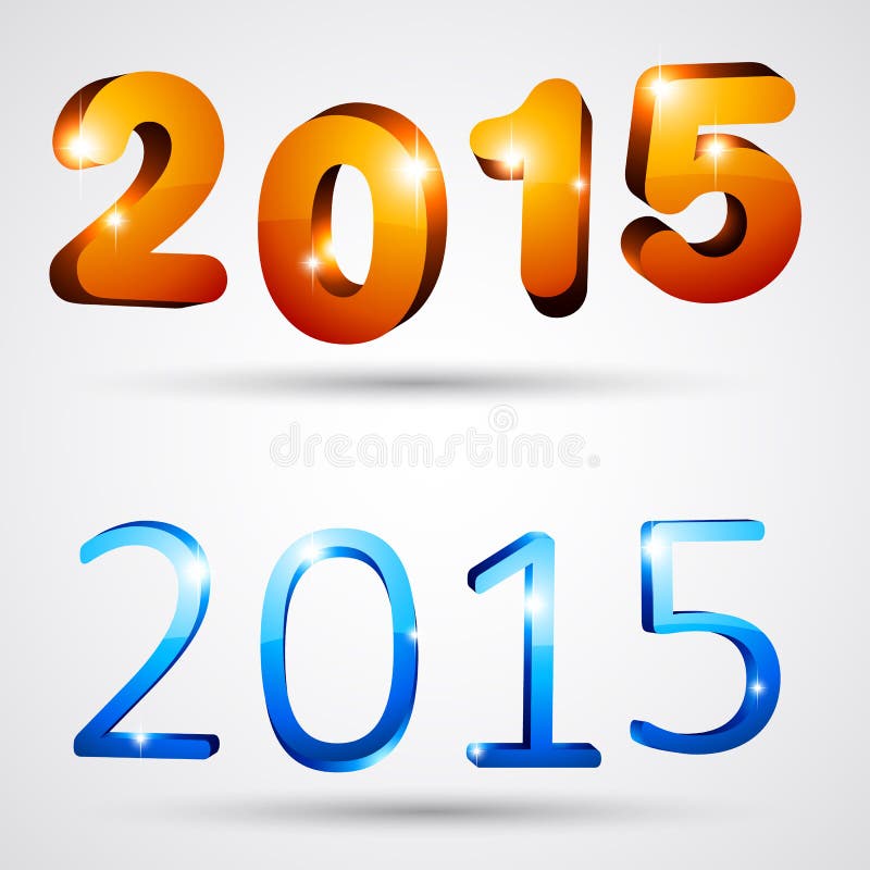 Happy New Year 2015 Stock Vector Illustration Of Festival 48187304