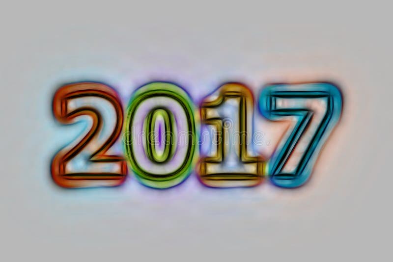 Happy New Year 2017 stock illustration. Illustration of graffiti - 82395755