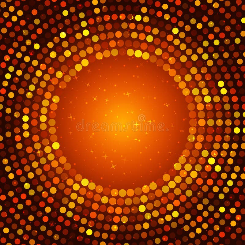 Happy New Year - Disco Lights Frame Stock Illustration - Illustration ...