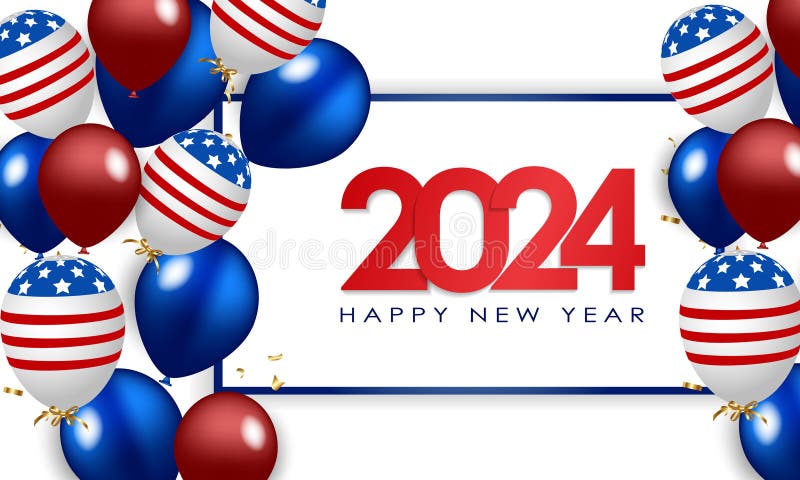 Happy New Year 2024 Elegant Gold Text Stock Illustrations – 493 Happy ...