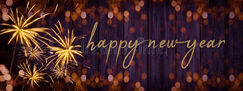 Firework Background Banner Panorama Colorful Festive Firework In