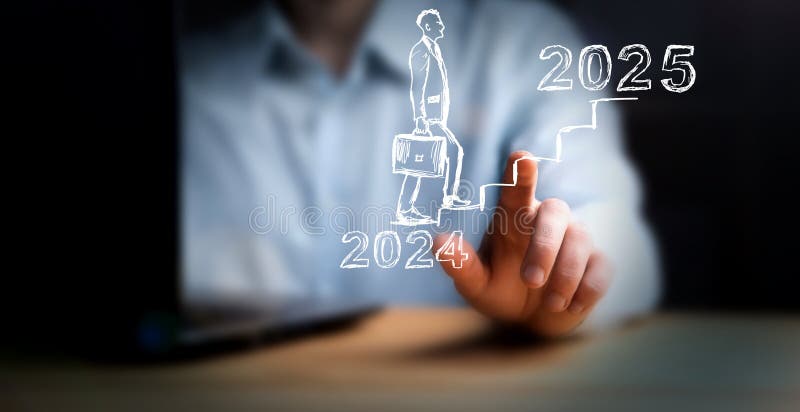 Happy New Year 2025. 2025 Goal Planning Stock Image - Image of finance ...