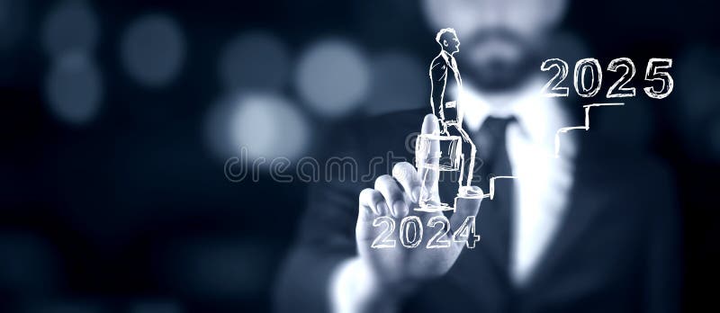 Happy New Year 2025. 2025 Goal Planning Stock Image - Image of business ...