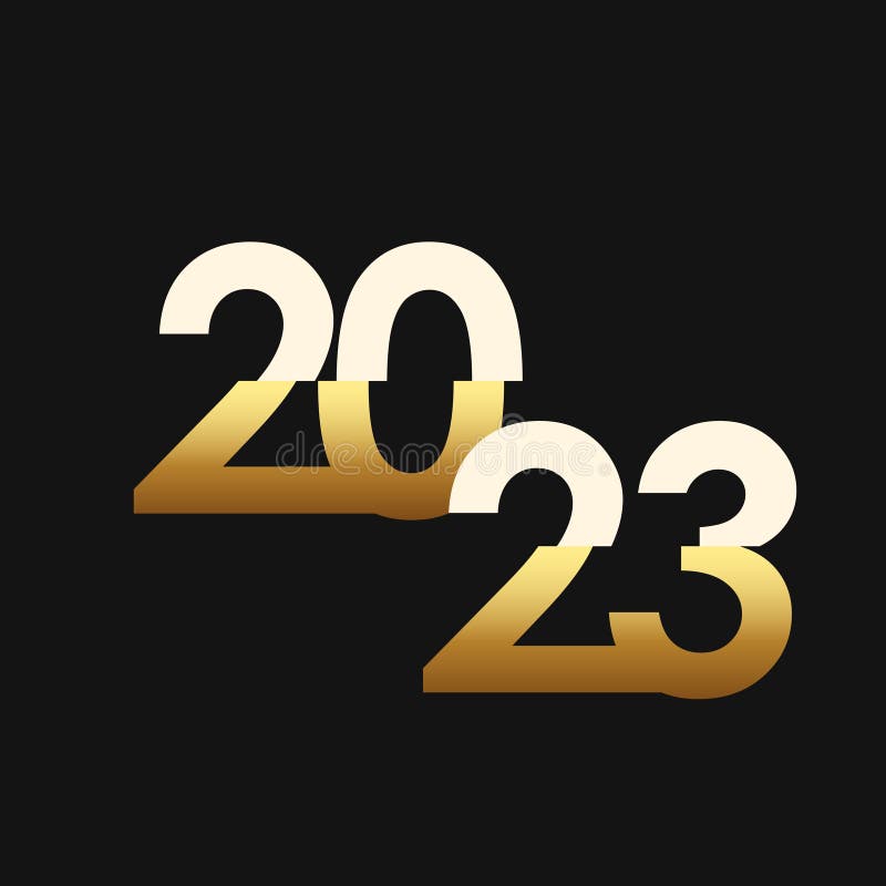 The 2023 Gold for Year of the Rabbit 3d Rendering Stock Illustration ...