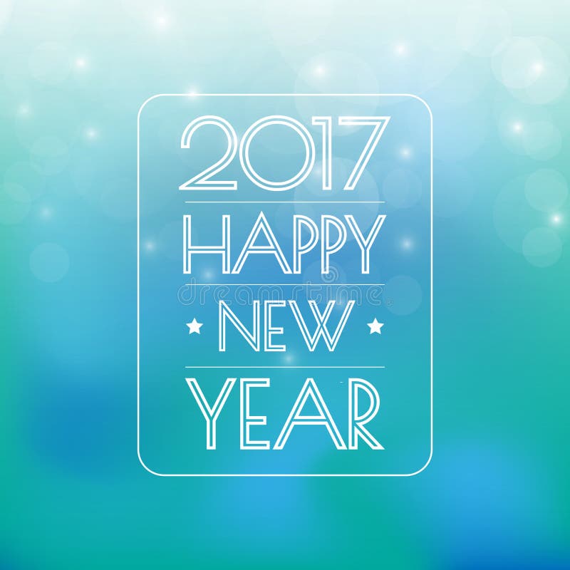 Happy New 2017 Year. Greetings Card. Colorful Design Stock Vector ...