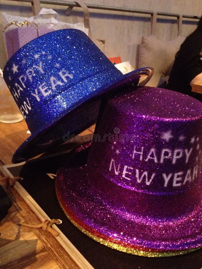 Happy new year hat stock image. Image of year, happy - 42872721
