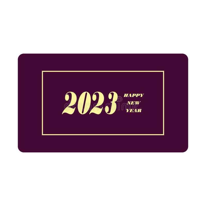 Happy New Year Icon Logo Vector Design Stock Vector - Illustration of ...