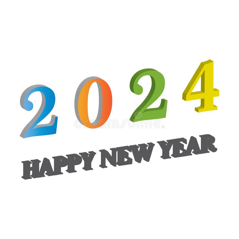 Happy New Year 2024 Icon Stock Illustrations – 3,813 Happy New Year ...