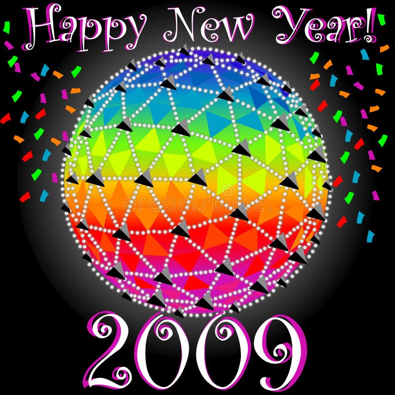 New Year Ball Drop Clipart