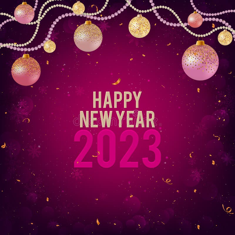 Happy New Year 2023 Pink Stock Illustrations – 1,648 Happy New Year ...