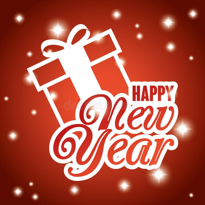 Happy new year 2017 poster stock illustration. Illustration of ...