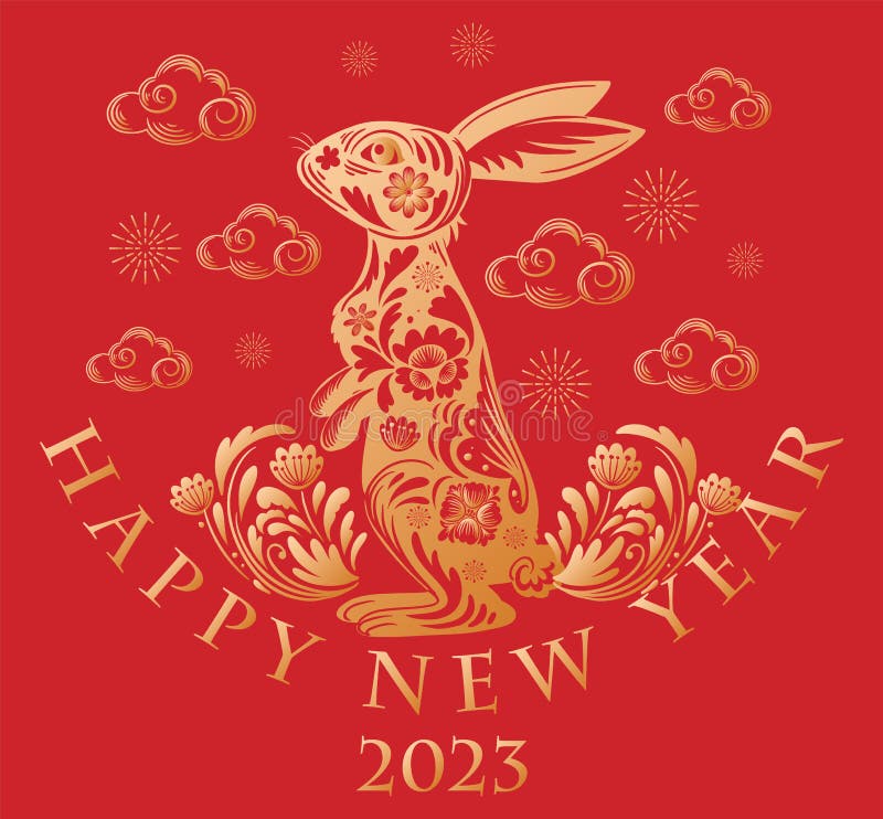 Year Rabbit Stencil Stock Illustrations – 115 Year Rabbit Stencil Stock ...