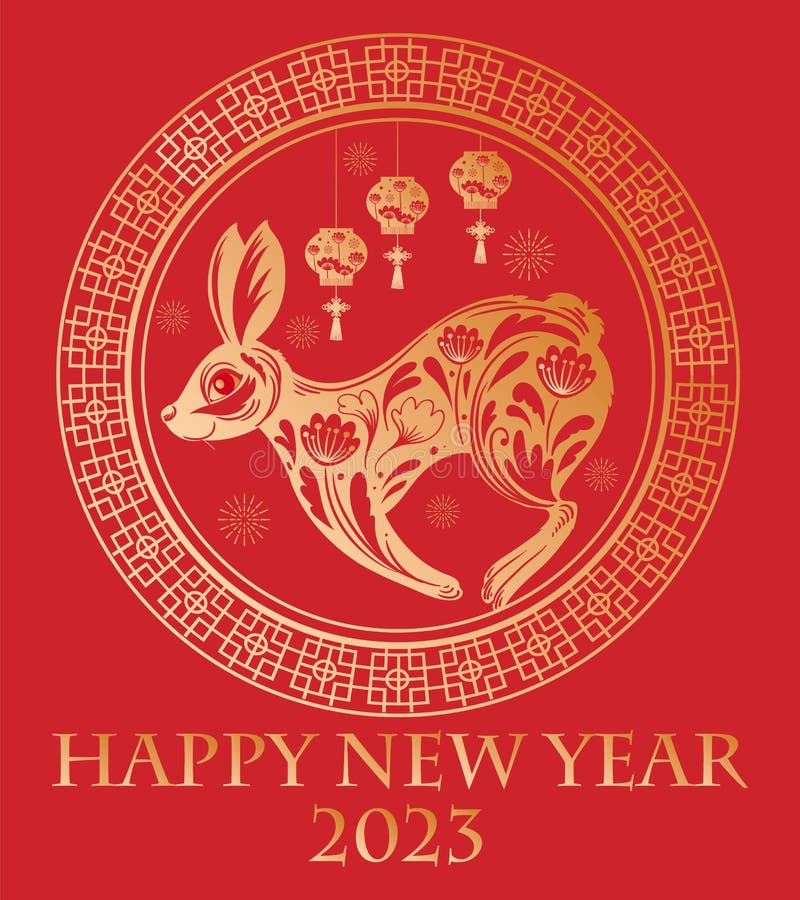 Year Rabbit Stencil Stock Illustrations – 129 Year Rabbit Stencil Stock ...