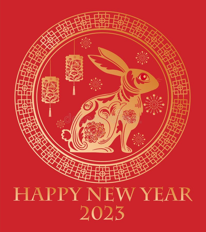 Year Rabbit Stencil Stock Illustrations – 115 Year Rabbit Stencil Stock ...