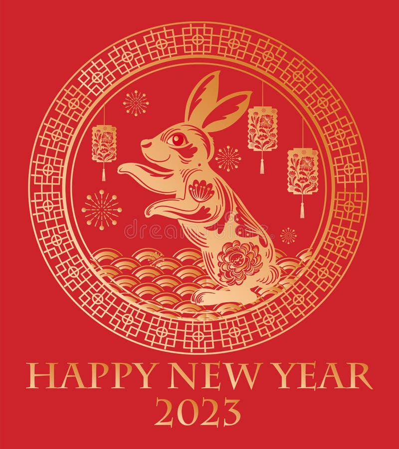 Year Rabbit Stencil Stock Illustrations – 125 Year Rabbit Stencil Stock ...