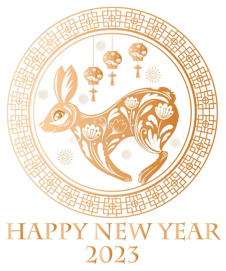 Year Rabbit Stencil Stock Illustrations – 126 Year Rabbit Stencil Stock ...