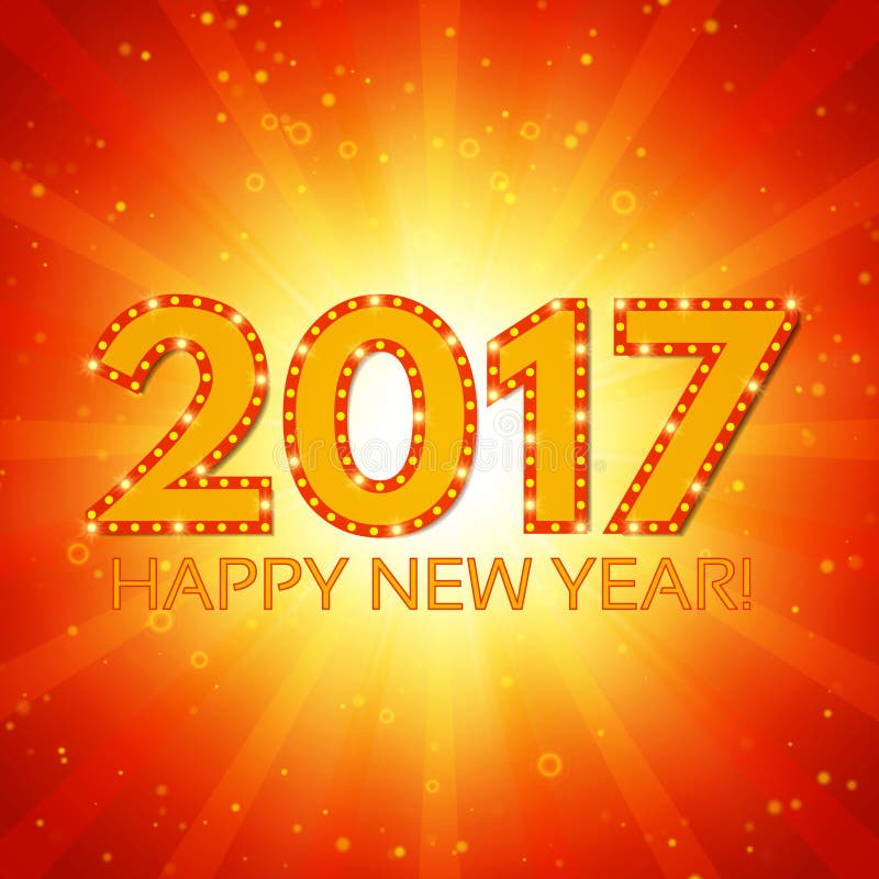 Happy New 2017 Year Season Background Stock Illustration - Illustration ...