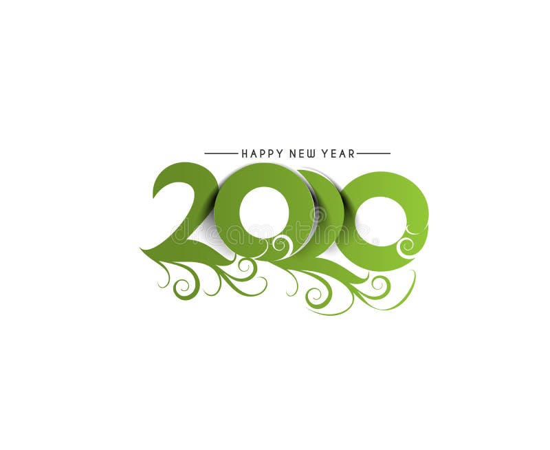 2020 Text Design - Modern 2020 Text Design, Perfect for Website, Annual ...