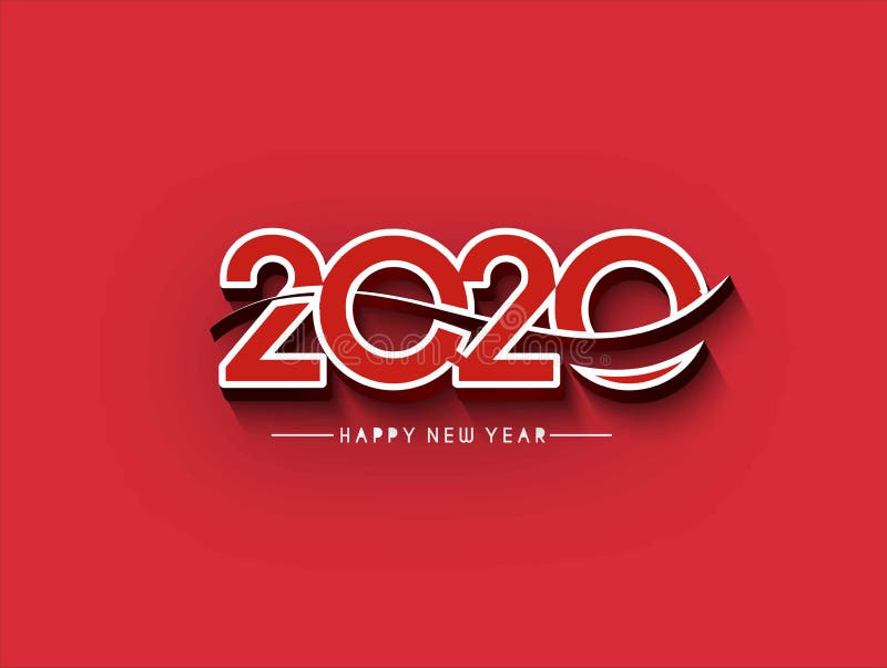 2020 Text Design - Modern 2020 Text Design, Perfect for Website, Annual ...