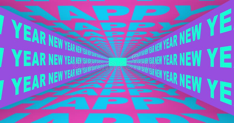 Happy New Year Tunnel Motion Design. Happy New Year 4K Resolution ...