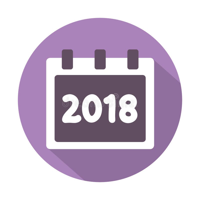 2018 Icon. Vector Illustration Stock Vector - Illustration of happy ...
